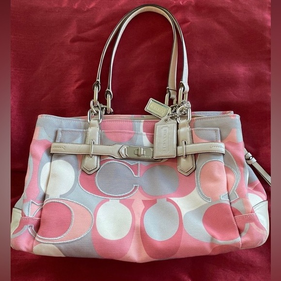 Coach | Bags | Coach Carryall Chelsea 9399 Jayden Multicolor Canvas ...